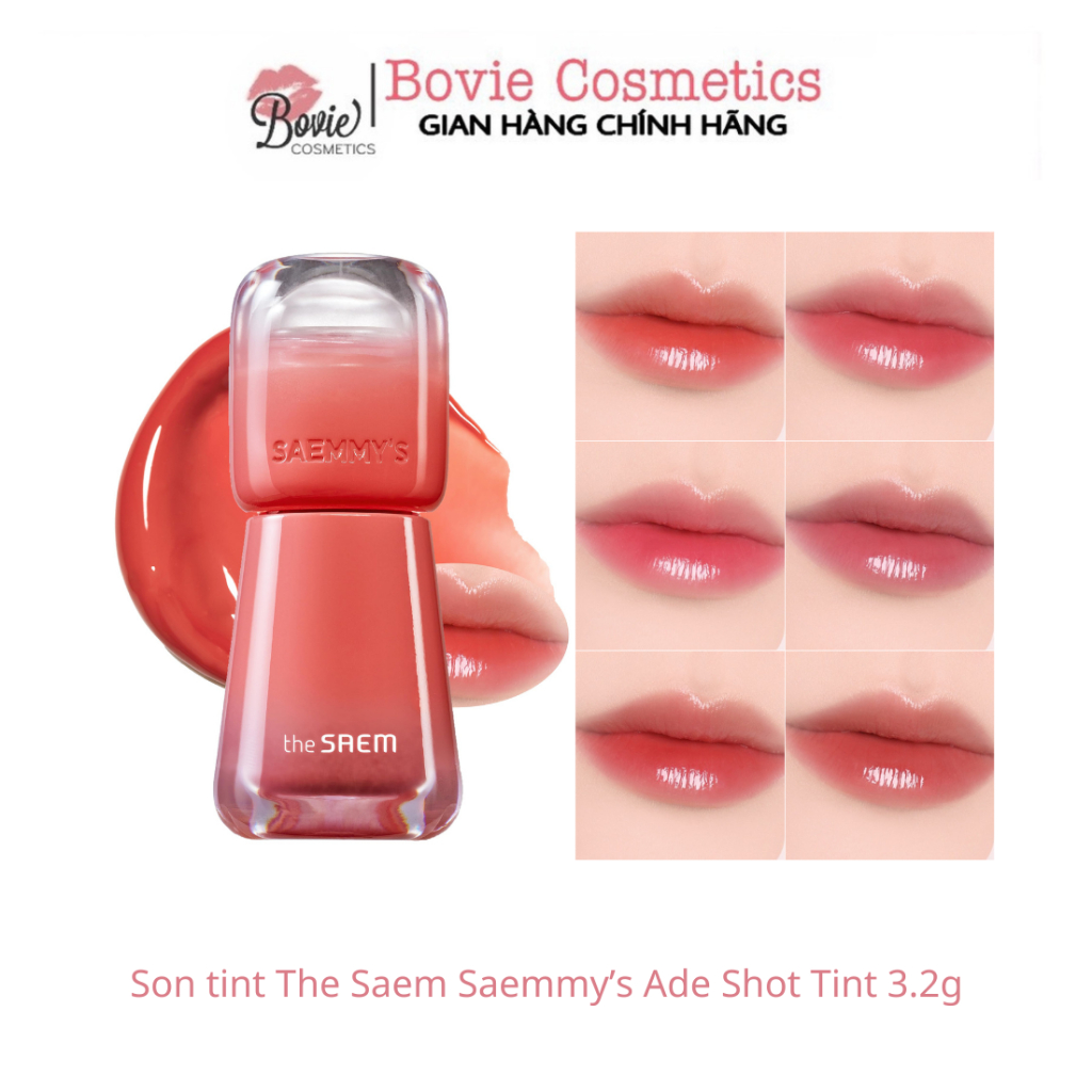 Son tint bóng The Saem Saemmy’s Ade Shot Tint 3.2g | Shopee Việt Nam