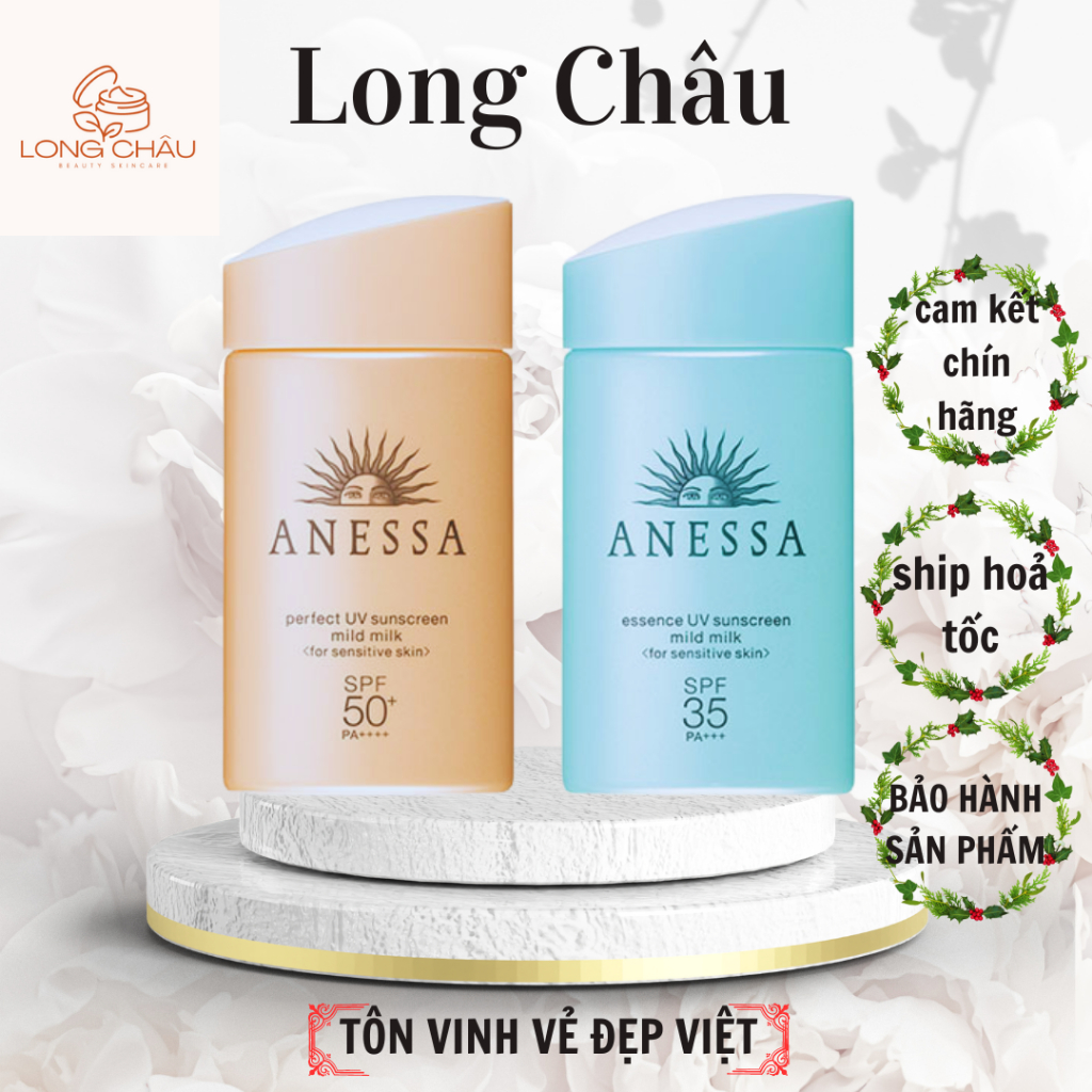Kem chống nắng Anessa Perfect UV Sunscreen Skincare Milk SPF 50+ PA++++ 60ml ,kiềm dầu siêu đỉnh ...