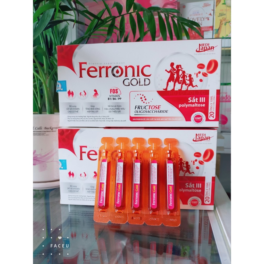 siiro sắt uống bổ máu FERRONIC GOLD 20 ống ( chính Hãng ) Giảm Nguy Cơ ...