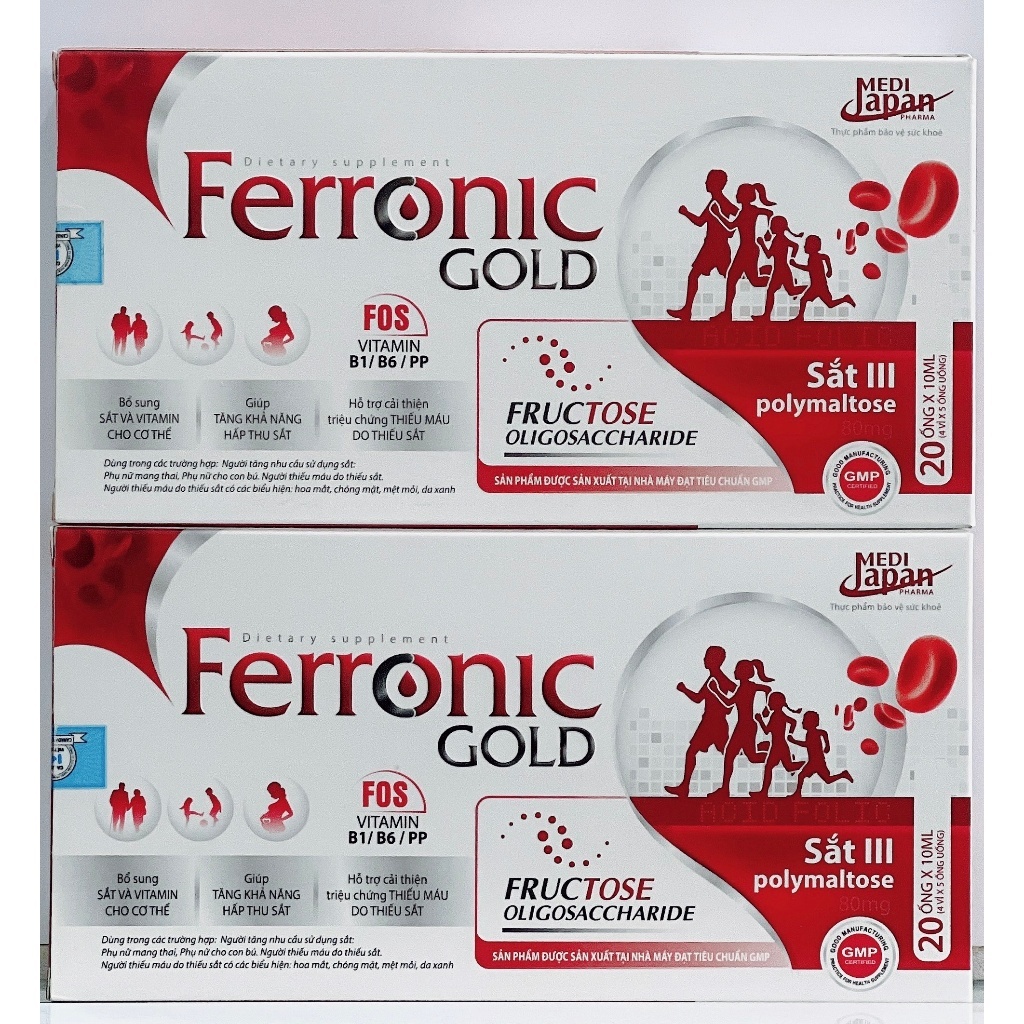Siro sắt nước bổ máu FERRONIC GOLD chính Hãng Giảm Nguy Cơ Thiếu Máu Do ...