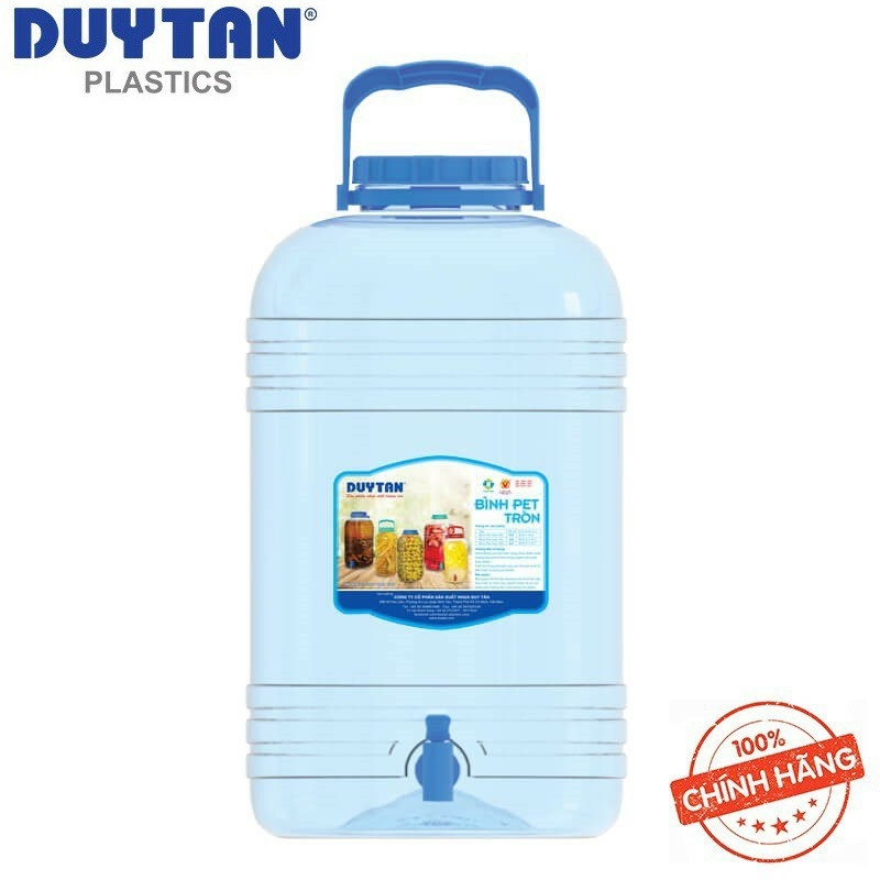 Bình PET DUY TÂN Tròn Đựng Nước Uống 10 lít, 15 Lít, 20 Lít ( Có Vòi ...