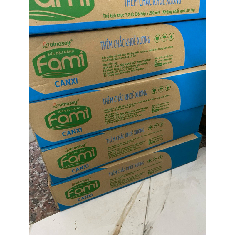 Sữa đậu nành Fami 36 hộp loại200ml | Shopee Việt Nam