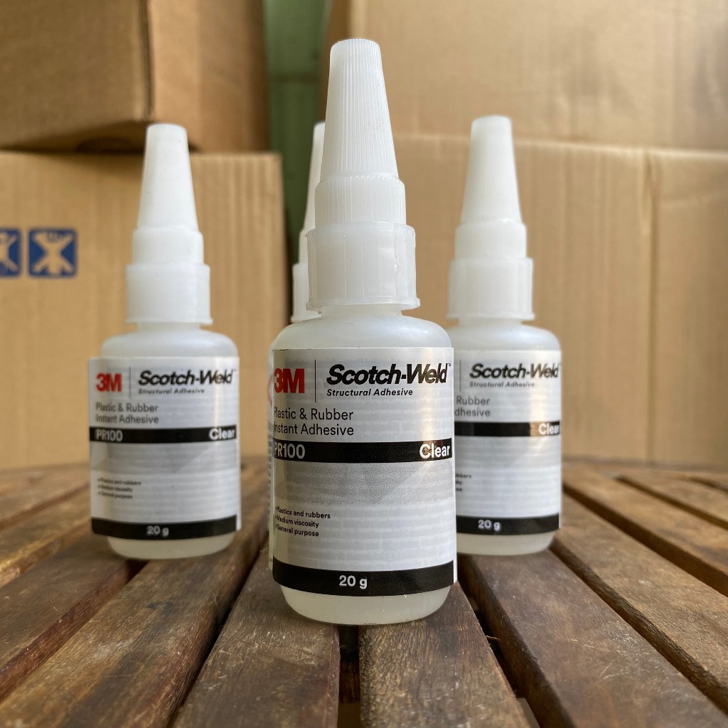 Keo dán đa năng PR100 3M nhập Anh Quốc 20g: keo dán giày, dép cao su nhựa keo dán siêu dính 3M ...