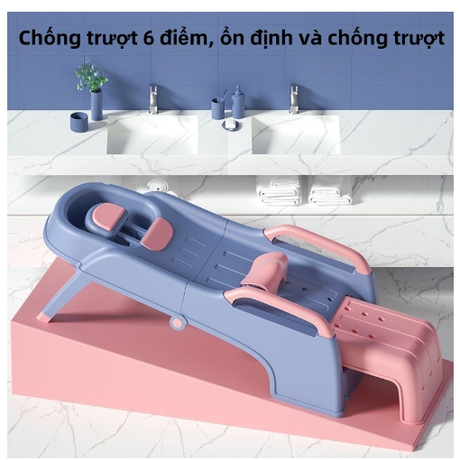Ghế nằm gội đầu người lớn, gội đầu cỡ đại có tay vịn， nấc điều chỉnh ...