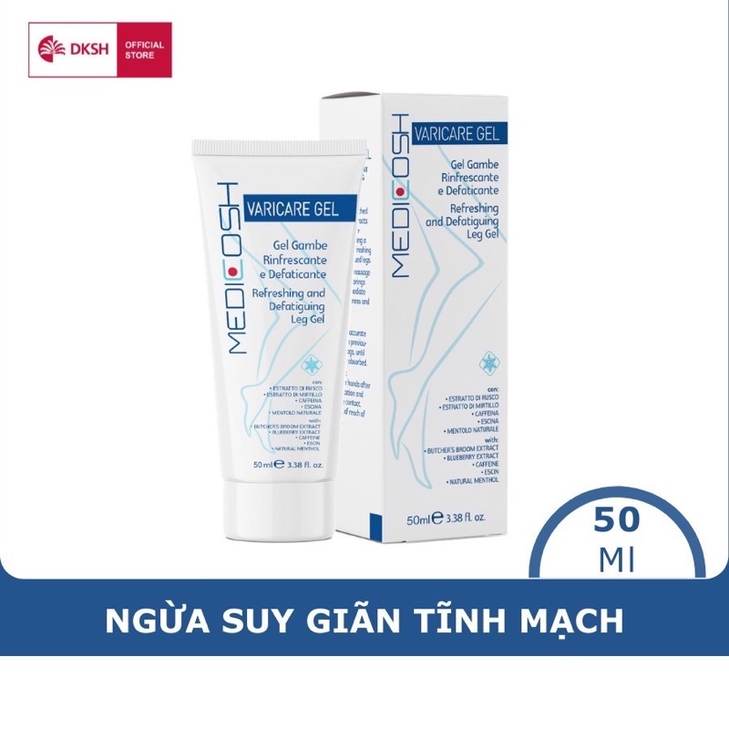 Medicosh Varicare gel Kem bôi hỗ trợ tĩnh mạch 50ml nhập khẩu chính ...