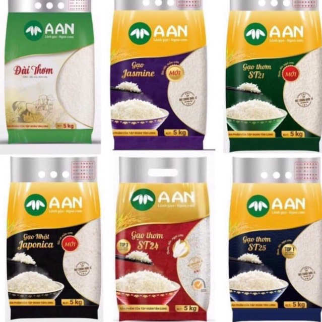 Gạo A An ST25 / ST24 / ST21/ Đài Thơm Túi 5Kg xl | Shopee Việt Nam
