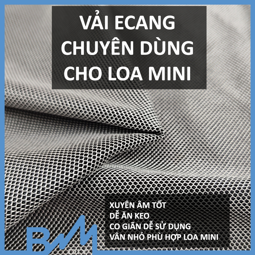 Vải ecang loa mini giả kim loại cực đẹp | Shopee Việt Nam