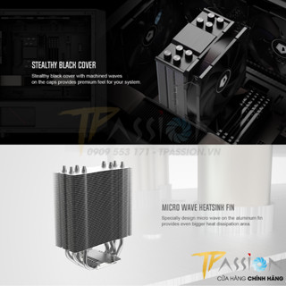 Tản nhiệt khí CPU ID-Cooling SE-35 / SE-30 PWM / LED RGB AUTO TRẮNG ...