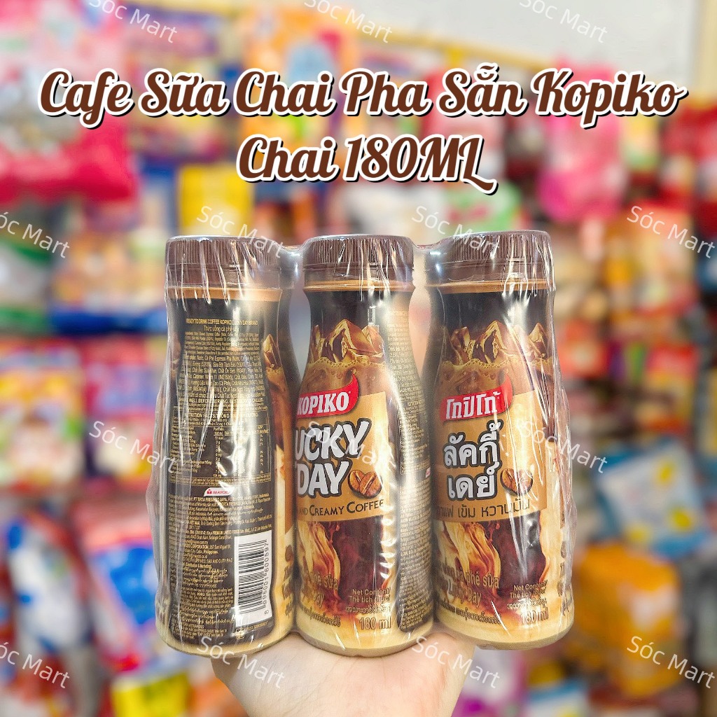 (LỐC 6 chai) CÀ PHÊ SỮA KOPIKO LUCKY DAY THÁI LAN | Shopee Việt Nam