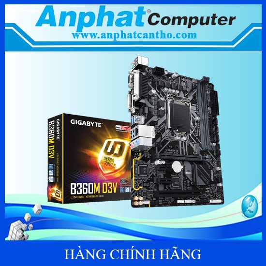 Bo mạch chủ Main Gigabyte B360M-D3V/M.2 Socket LGA 1151-V2 Hàng Cty (Fullbox) – Bảo hành 36 ...