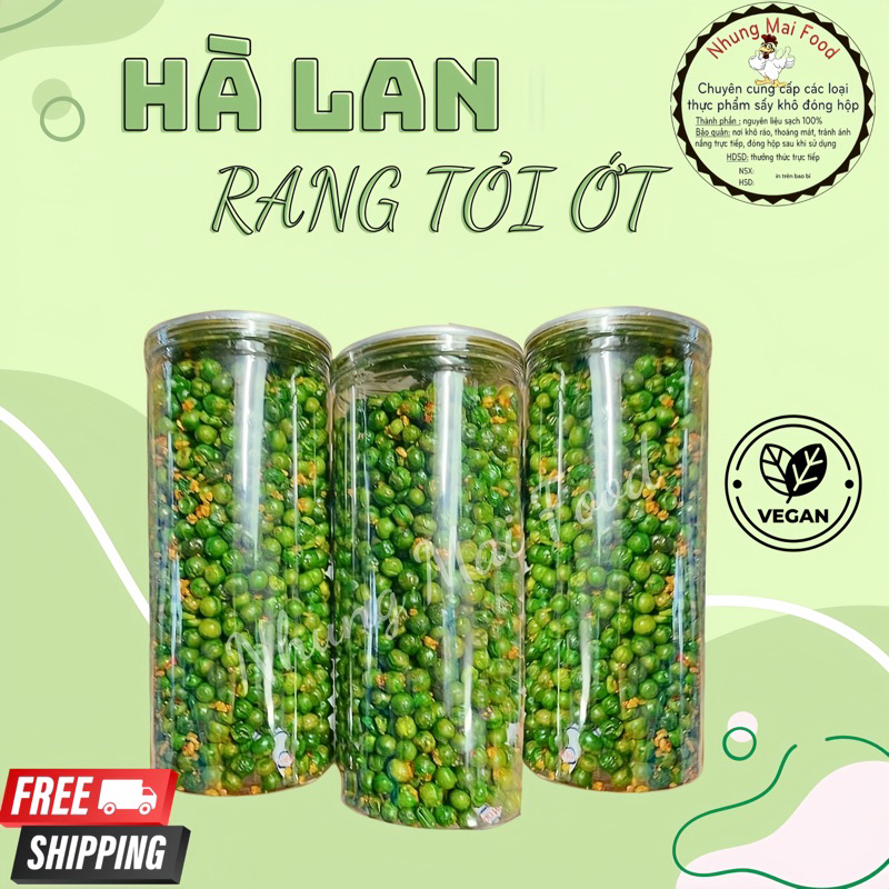 Đậu Hà Lan Rang Tỏi Ớt Hủ Pet 450G Đồ Ăn Vặt Ngon Food Snuts Ship Hỏa Tốc Giao Liền | Shopee ...