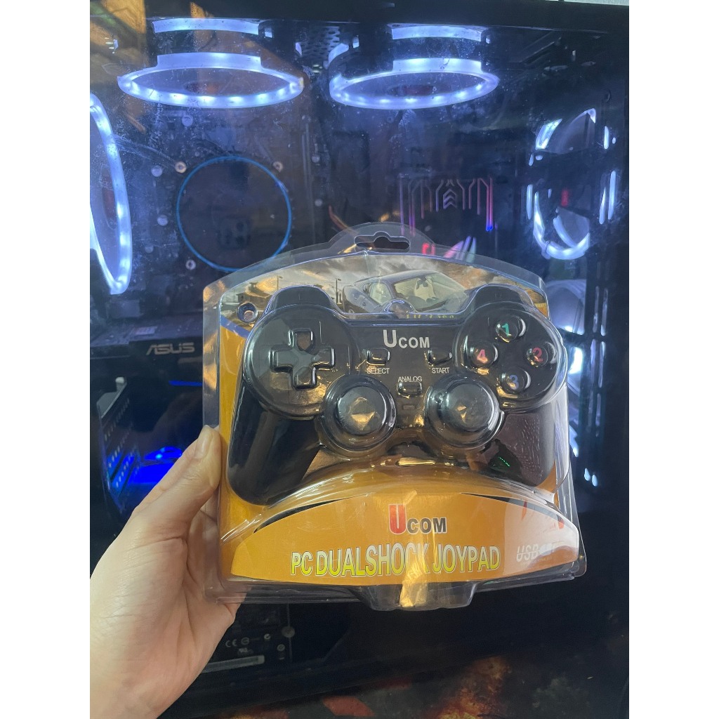 Tay cầm chơi game cho PC, Laptop, Android box - Ucom 208-2 (hàng chính hãng) | Shopee Việt Nam
