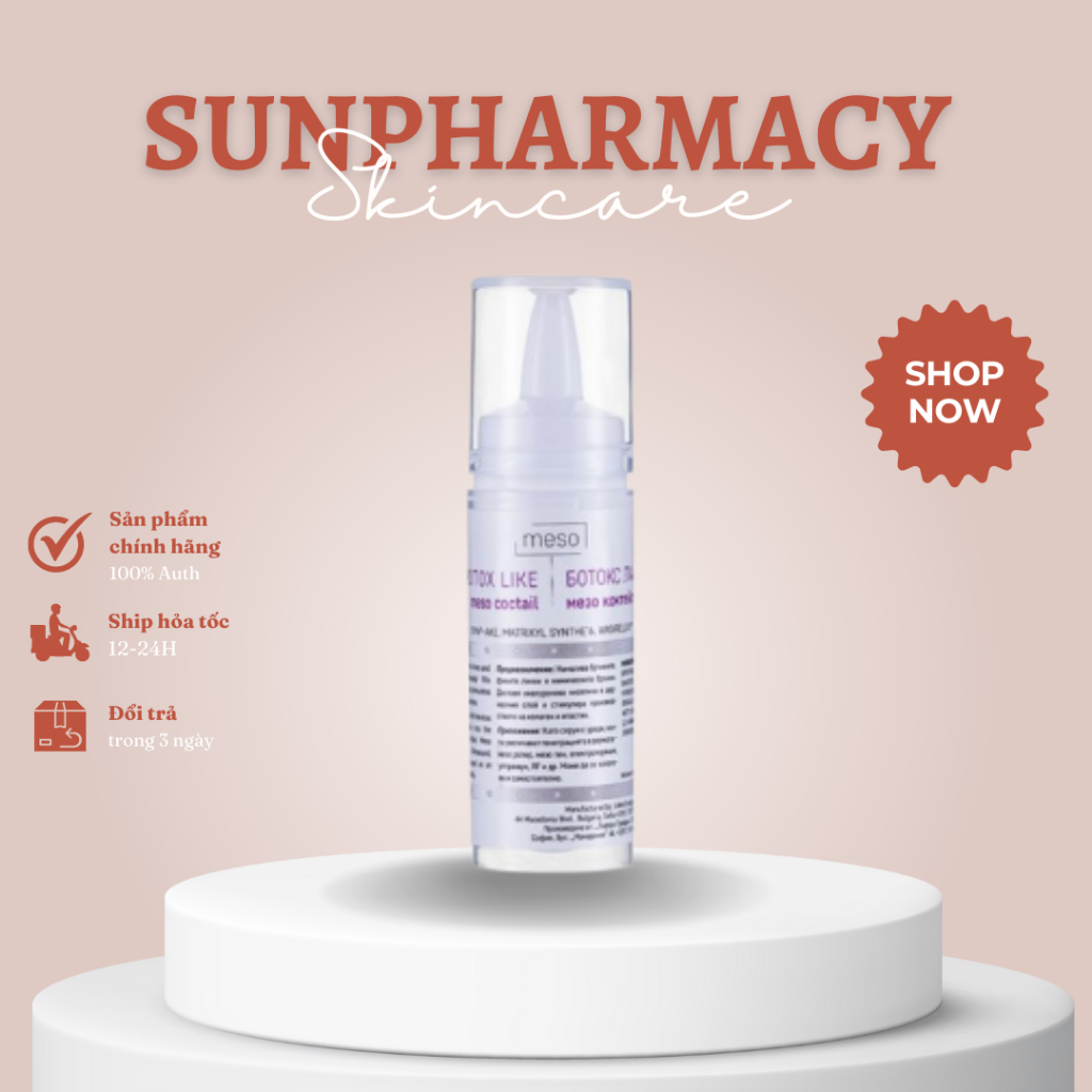 [Hàng công ty] Profiderm BOTOX LIKE meso coctail Meso giảm nếp nhăn ...