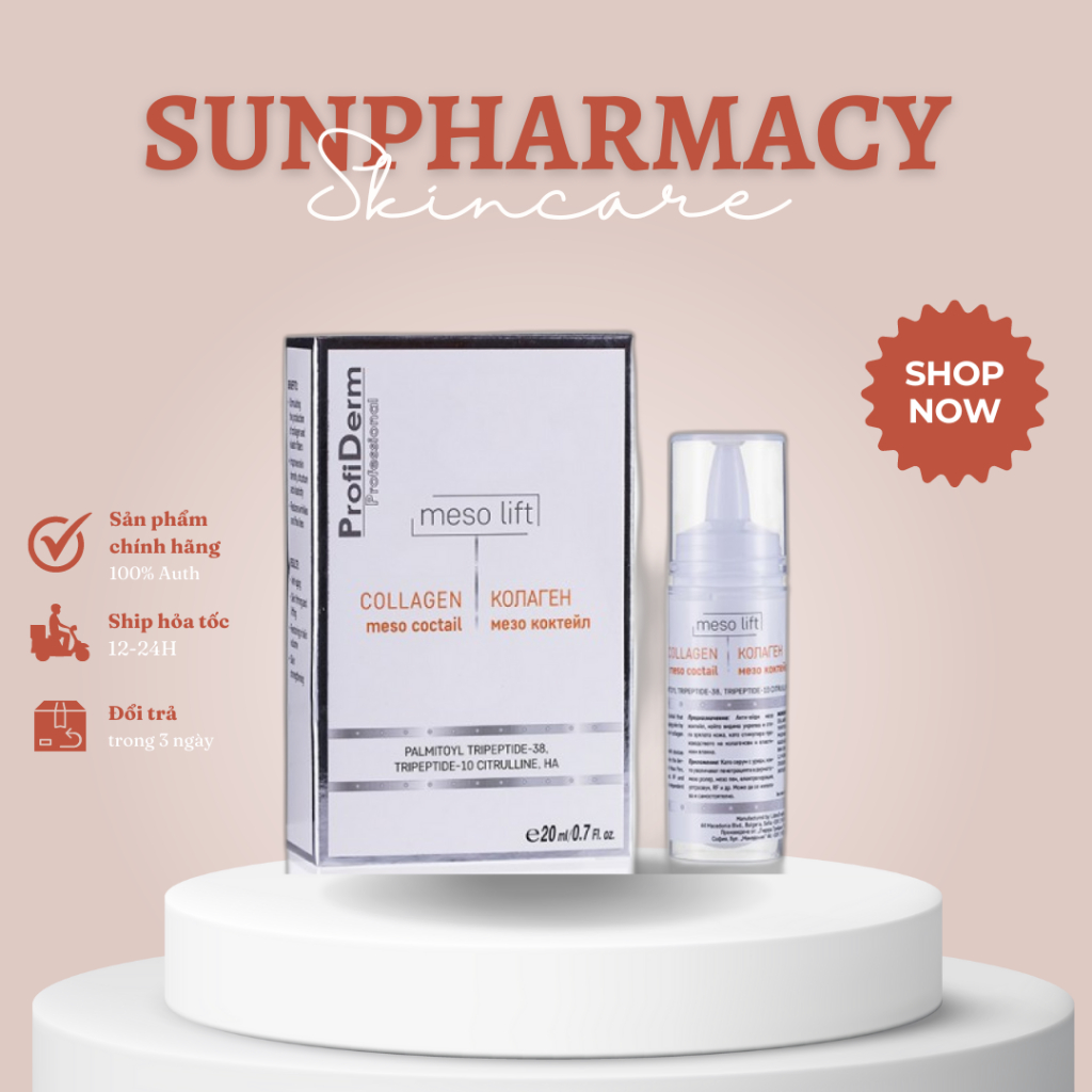 [Hàng công ty] Profiderm COLLAGEN meso coctail Meso kích hoạt tăng sinh ...