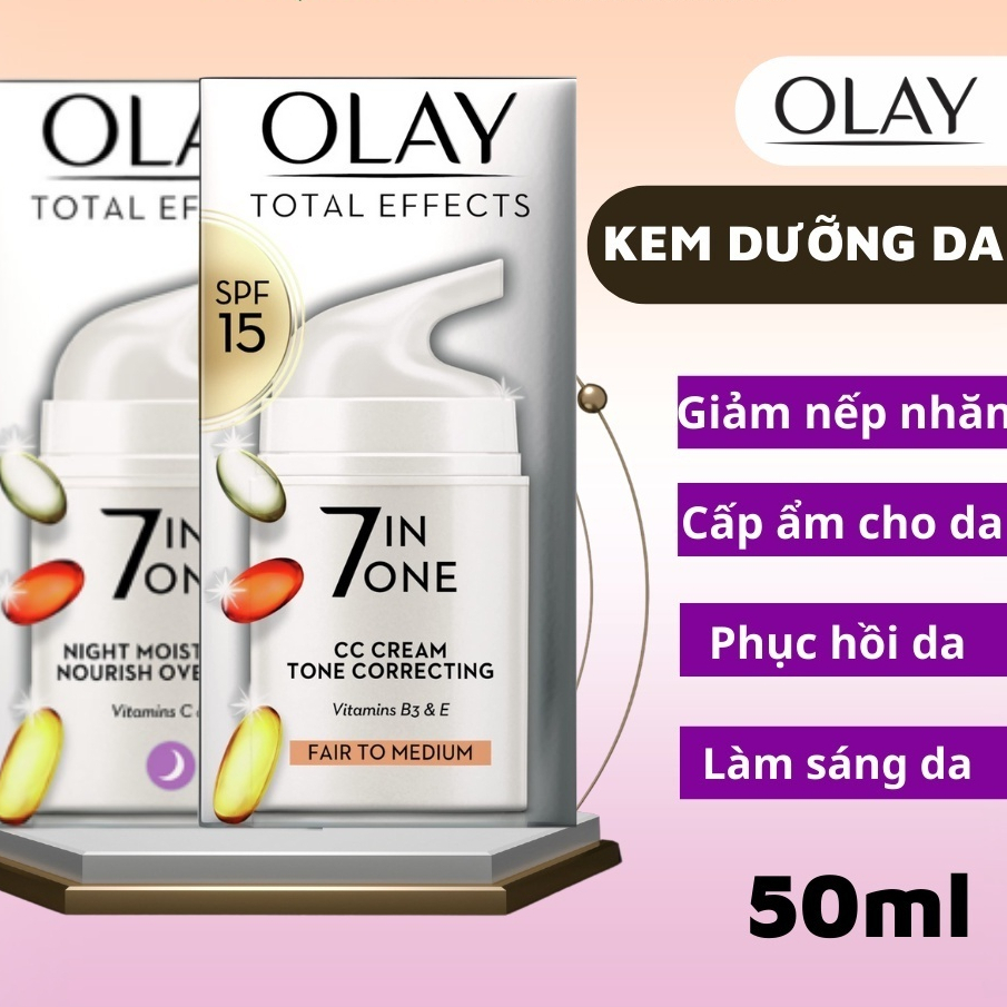 Kem Dưỡng Olay 7 In 1 Bản UK Ban Ngày Và Ban Đêm | Shopee Việt Nam