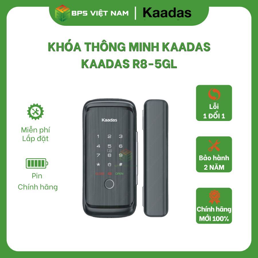 Khóa Thông Minh Kaadas R8-5GL Có Kết Nối Bluetooth - Bảo Hành Chính Hãng 24 Tháng | Shopee Việt Nam