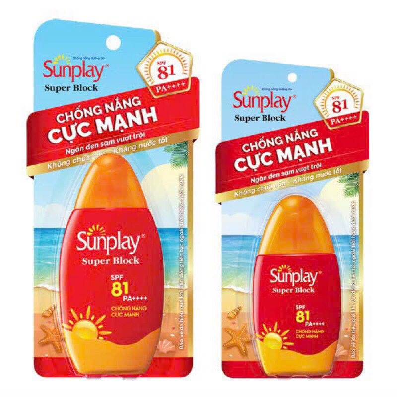 Sữa chống nắng cực mạnh Sunplay Super Block SPF 81, PA++++ chai 30g ...