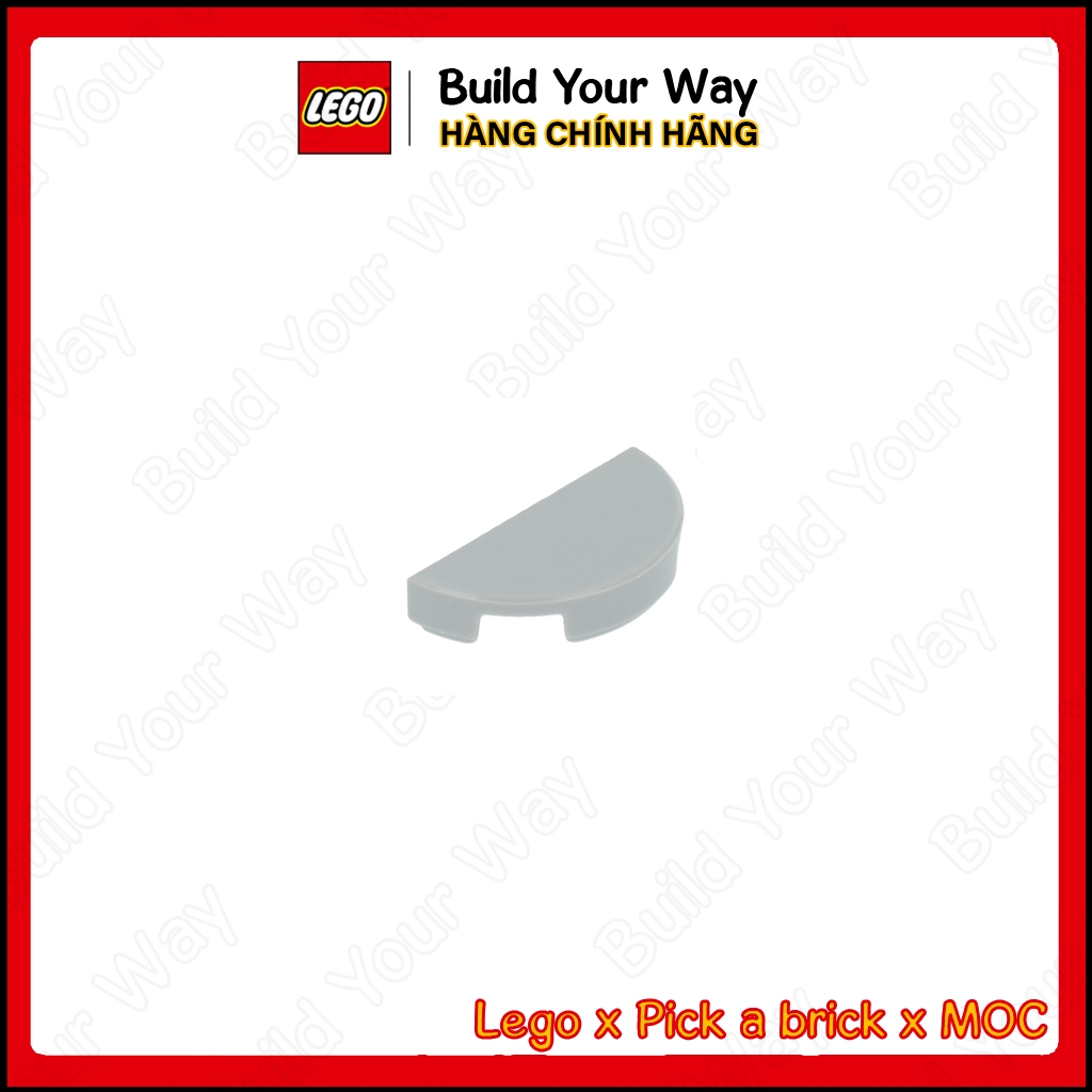 Gạch Lego chính hãng Tấm trơn 1x2 nửa hình tròn / Part 1748: Tile ...