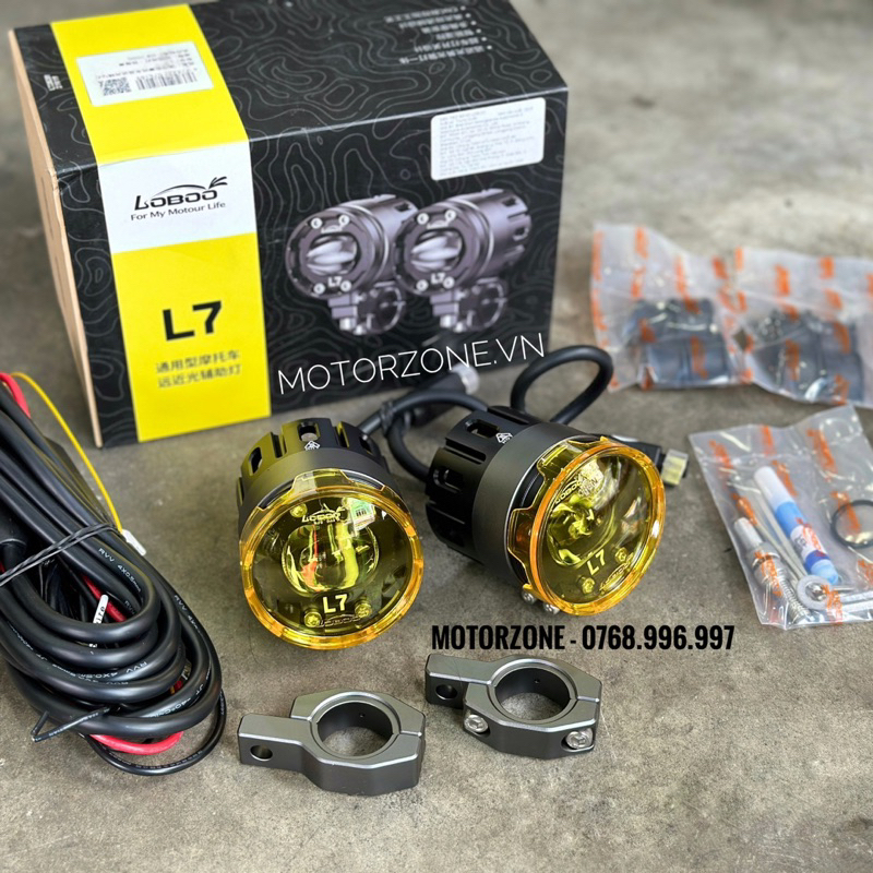 ĐÈN TRỢ SÁNG LOBOO L7 chính hãng ( 2 đèn + bộ mạch+ công tắc) | Shopee ...