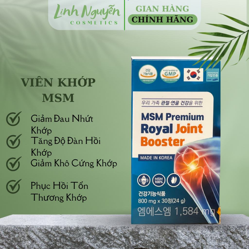 Viên Bổ Khớp Hàn Quốc Msm Premium Royal Joint Booster 30 viên | Shopee ...
