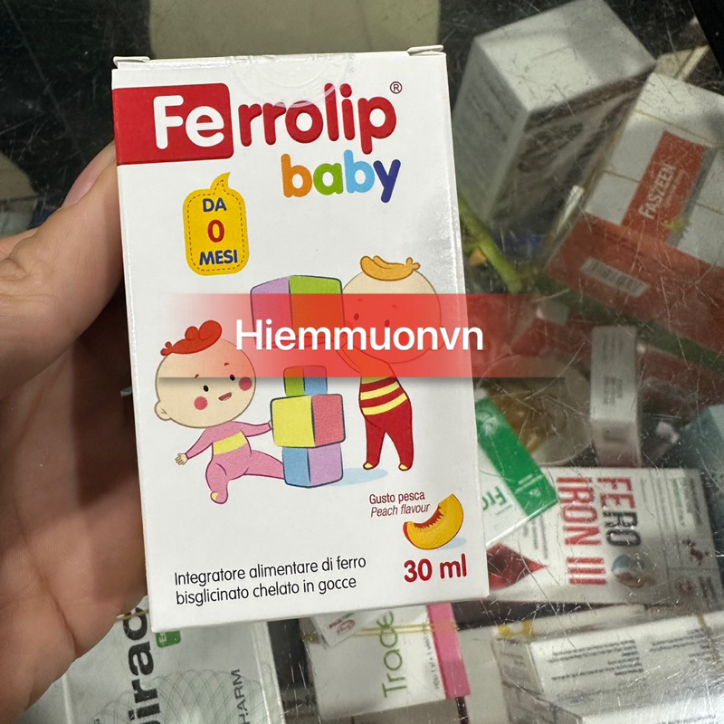FERROLIP BABY SIRO BỔ SUNG SẮT CHO BÉ (30ml) | Shopee Việt Nam
