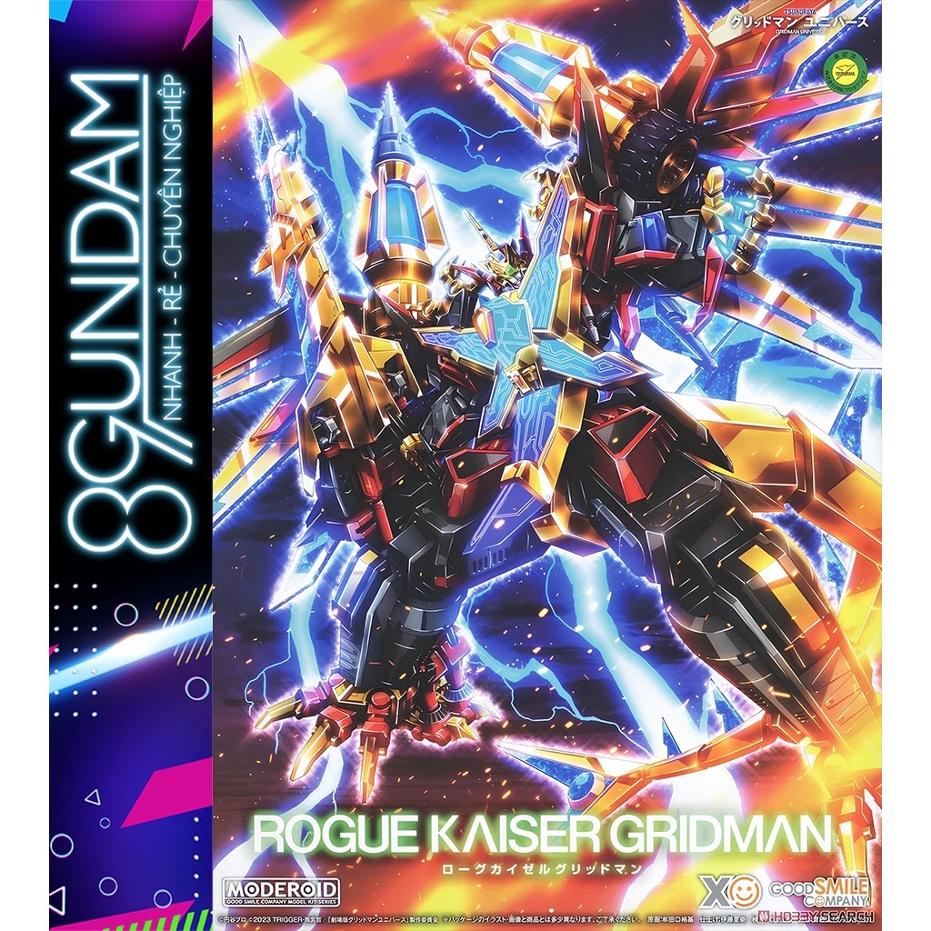 [HÀNG CÓ SẴN] Mô Hình Lắp Ráp MODEROID Rogue Kaiser Gridman | Shopee ...