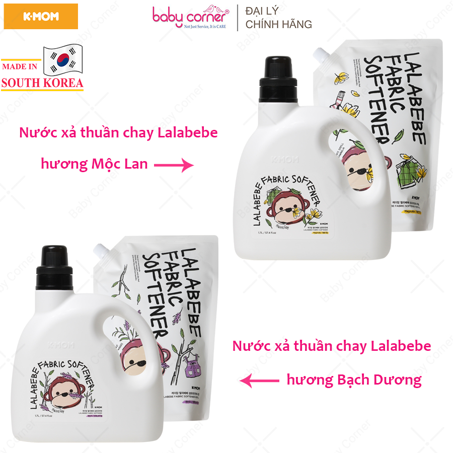 Nước Xả Thuần Chay Lalabebe K-mom Hàn Quốc Hương Bạch Dương, Hương Mộc ...