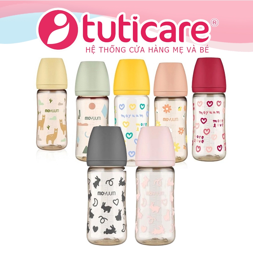 Bình Sữa Moyuum 2023 Hàn Quốc Chất Liệu PPSU Cao Cấp Cho Bé Size 170ml - 270ml | Shopee Việt Nam