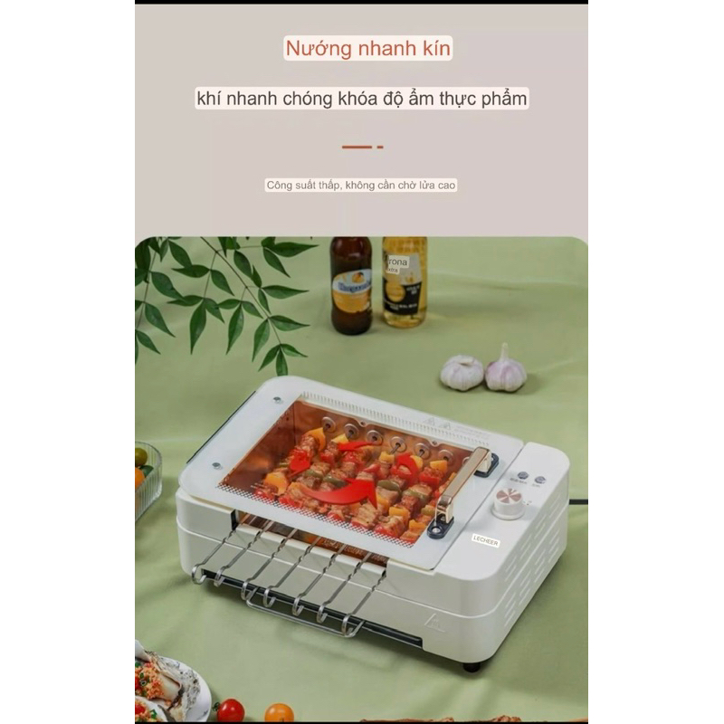 BẾP NƯỚNG ĐA NĂNG 2 TẦNG KHÔNG KHÓI VỪA NƯỚNG VỪA LẨU THƯƠNG HIỆU ĐỘC ...