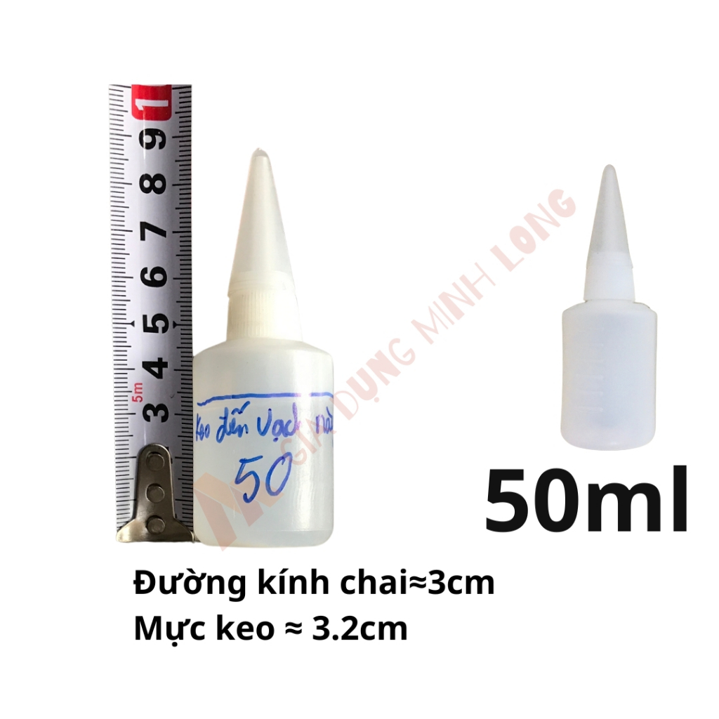Keo 502-50ml, 100ml, 200ml, 500ml-keo dán đa năng siêu dính con voi chai dán sắt, dán gỗ, dán ...