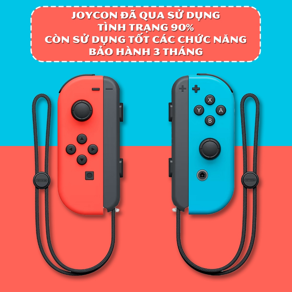 Tay cầm Nintendo Switch Joy-Con, Bộ tay cầm Joy Con chính hãng | Shopee ...