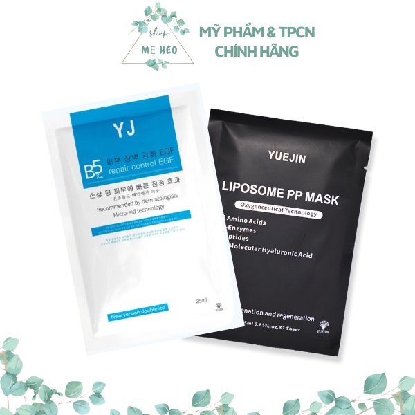 Mặt nạ Yuejin B5 Repair Control EGF, Yuejin Liposome PP Mask phục hồi ...