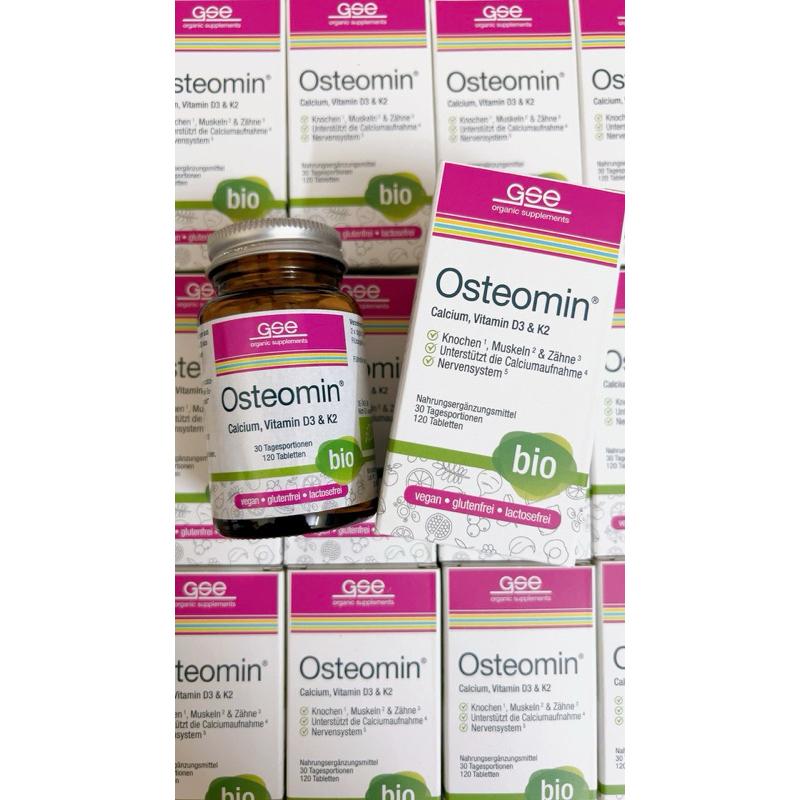 VIÊN UỐNG BỔ SUNG CANXI MAGIE D3K2 TỪ THỰC VẬT HỮU CƠ OSTEOMIN GSE ...