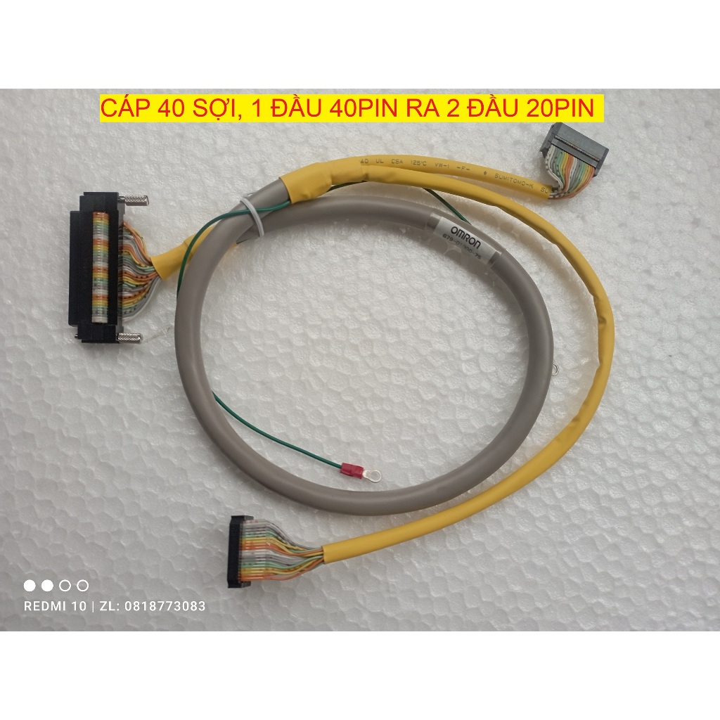 Cáp 40pin các loại dài 1m và 2m dùng cho module Input/Output PLC dòng Q ...