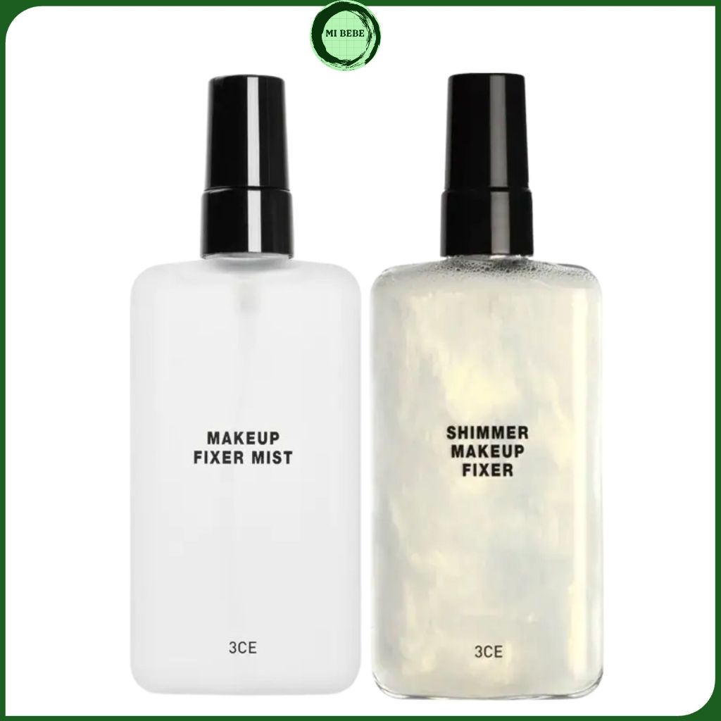 Xịt Khóa Nền 3CE Makeup Fixer Mist, Shimmer Makeup Fixer Có Nhũ, Không ...