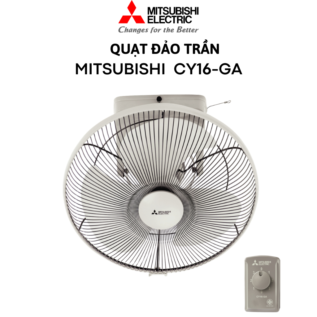 Quạt Đảo Trần Mitsubishi CY16-GA, 3 Cấp Độ Vận Hành, Công Suất 53W ...