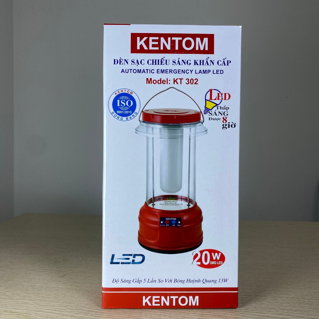 Đèn Sạc Tích Điện Kentom - KT302 (chính hãng) an toàn & tiện ích ...
