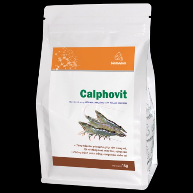 Vemedim Calphovit (tôm) - Tăng hấp thu phospho giúp tôm cứng vỏ, lột vỏ ...