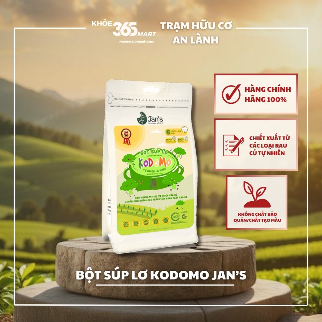 Bột Súp Lơ Kodomo Jan's 60G (20 gói x 3G) | Shopee Việt Nam