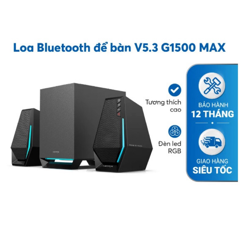 Loa vi tính 2.1 Edifier HECATE G1500 MAX có bluetooth 5.3 | Shopee Việt Nam