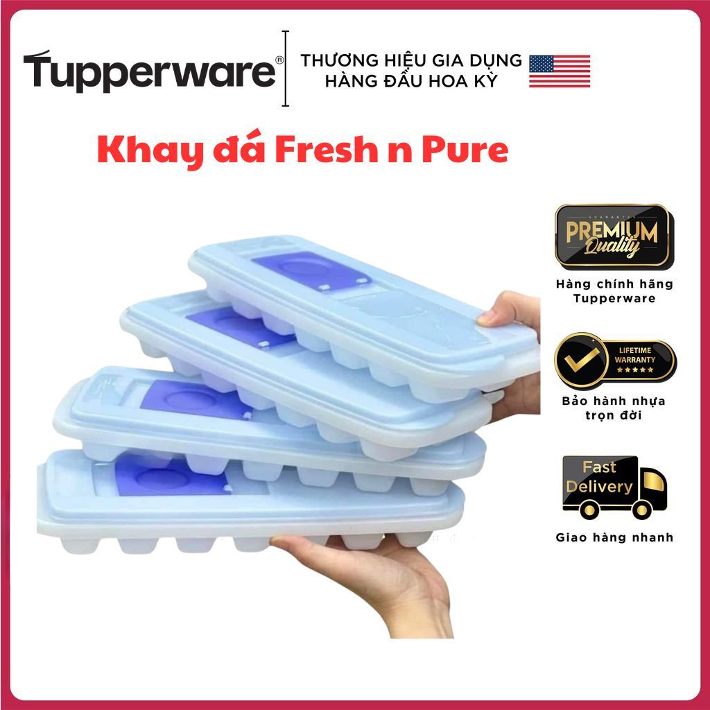 Khay đá Fresh n Pure, Khay đá Tup, Khay đá kín khí, kín mùi, khay đá ...