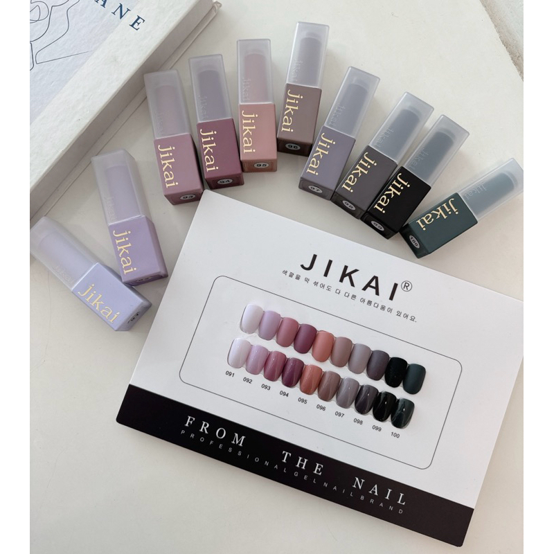 Set sơn Jikai 10 màu kèm bảng màu | Shopee Việt Nam