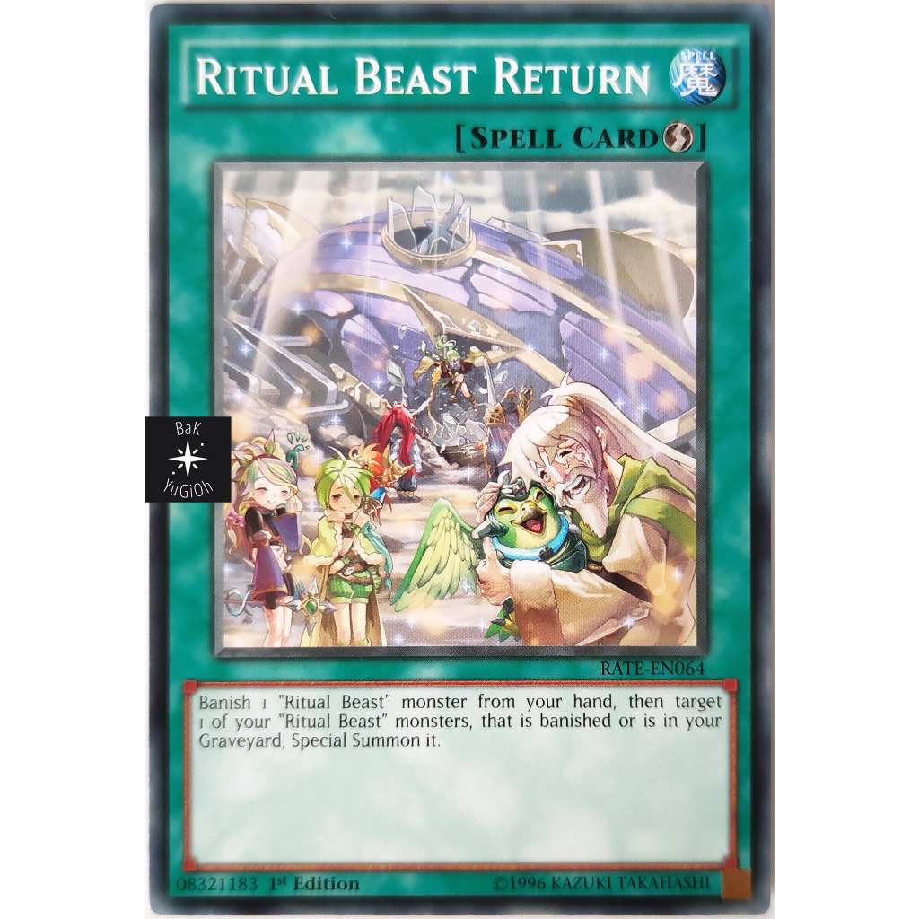 [BaK Yugioh] Ritual Beast Return |EN| Common [Chính Hãng] | Shopee Việt Nam