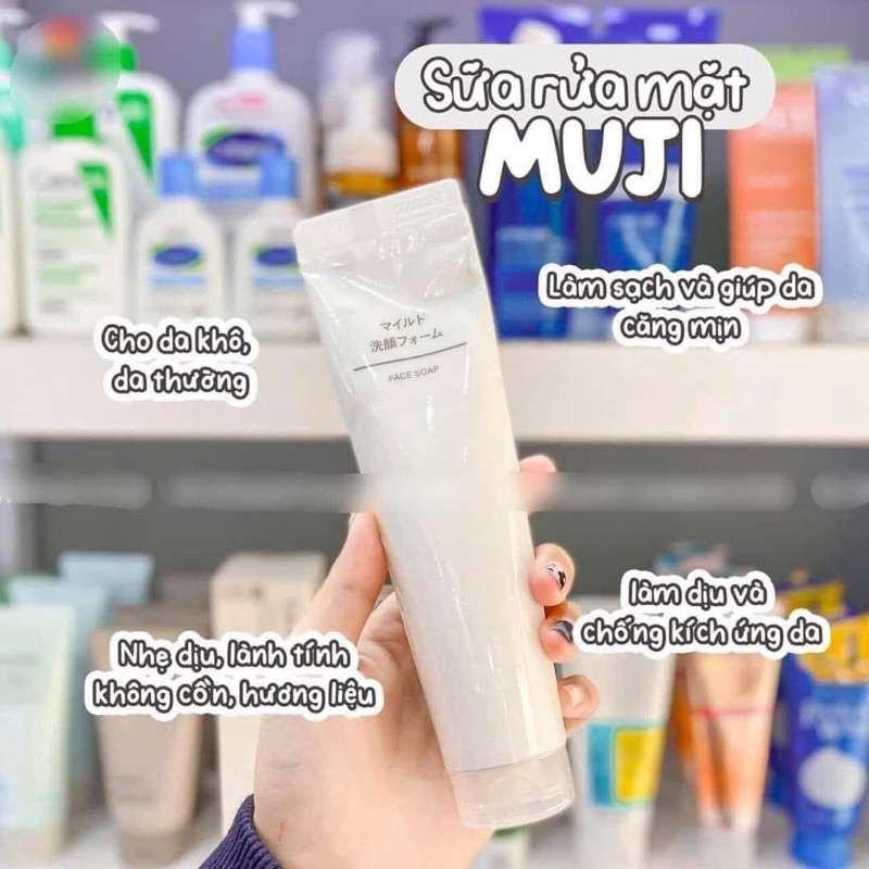 SỮA RỬA MẶT MUJI (DỊU NHẸ ) 100g NHẬT BẢN | Shopee Việt Nam