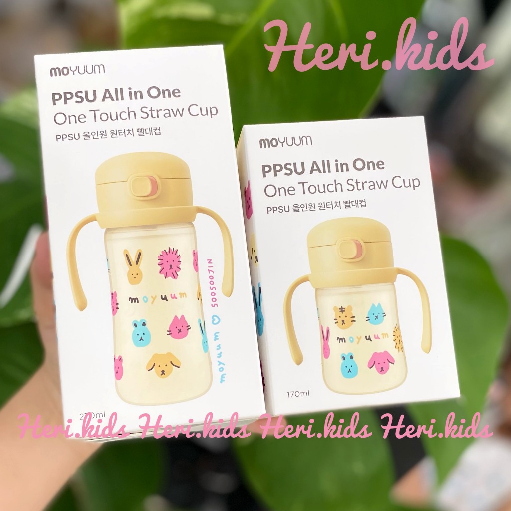[TEM CHỐNG HÀNG GIẢ] Bình tập hút PPSU MOYUUM All in one - Bản Friends, 170ML VÀ 270ML | Shopee ...