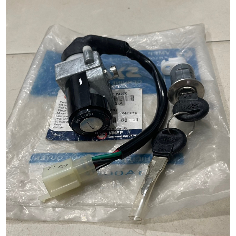 Bộ ổ khoá xe Motor Star 110cc - Mã M3G / VA1 - Chính hãng SYM | Shopee ...