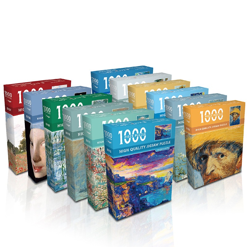 Tranh xếp hình jigsaw puzzle 1000 mảnh 50x70CM ghép hình Vincent van ...