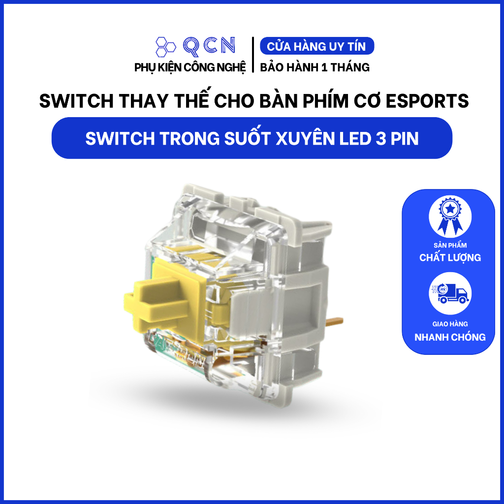 Switch linear, switch tactile, switch clicky 3 pin cho bàn phím cơ Blue ...