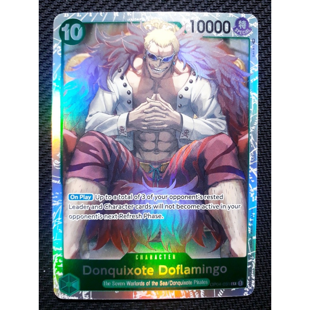 [TNTB] Thẻ bài One Piece TCG OP04-031 - Donquixote Doflamingo - Character - Super Rare - Green ...