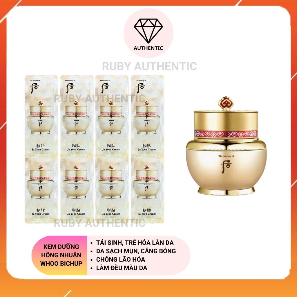 10 Gói Sample Kem Dưỡng Hồng Nhuận tái sinh da, chống lão hóa Bichup ...